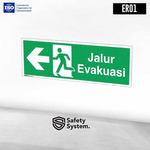 Jual Stiker Safety Sign Rambu K3 - Emergency Darurat Jalur Arah ...