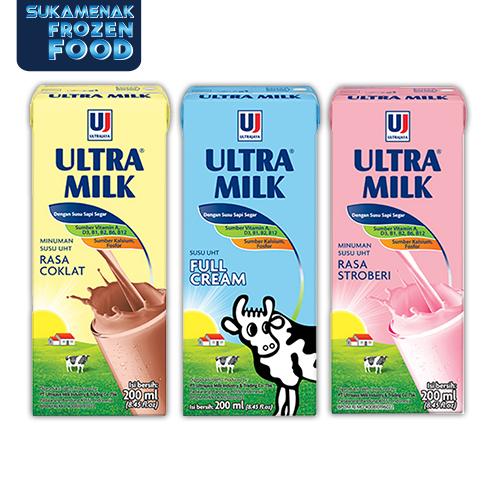 Jual ULTRAMILK Susu UHT 200 ml - FullCream - Kab. Bandung - Sukamenak ...