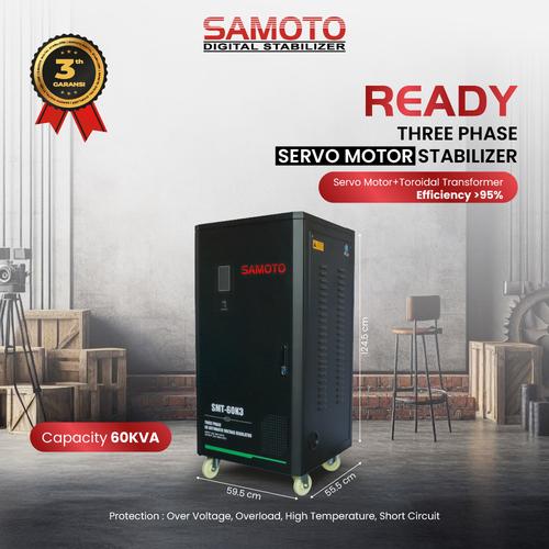 Jual SAMOTO Stabilizer 60000VA Stavolt Three Phase Stavolt SMT60KVA 3 ...