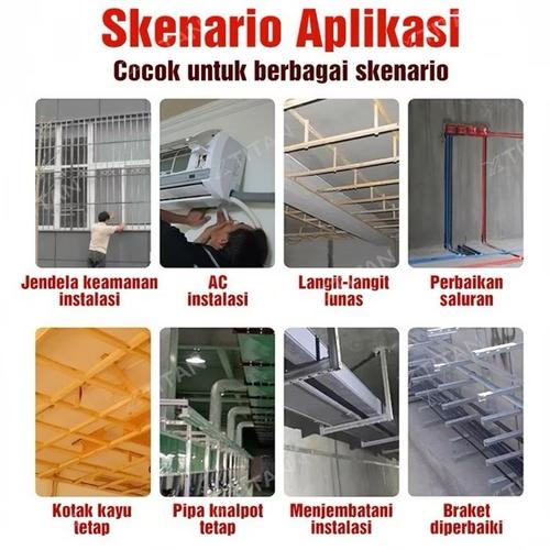 Jual 1 SET Tool Box Mini Stampset Ramset T500 Alat Tembak Paku 7.3 MM ...