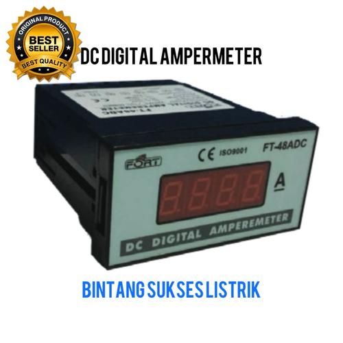 Promo ORIGINAL DC DIGITAL AMPERMETER 1phase 1P Display AMPER METER ...
