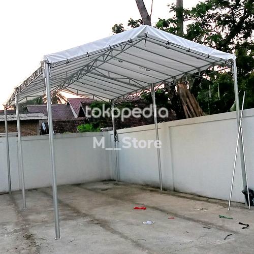 Jual Tenda Segitiga model SBY plus terpal putih 4x8m² - Kab. Bogor - M ...