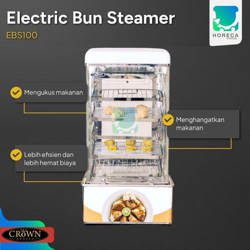 Jual CROWN Electric Bun Steamer EBS-100 / EBS 100 / EBS100 (Pengukus Bakpau / Dimsum) - Jakarta ...