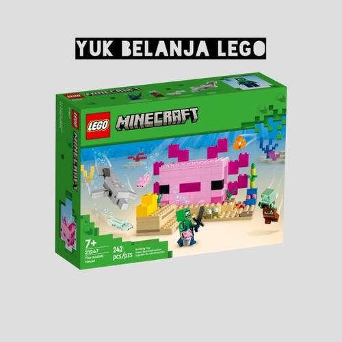 Jual LEGO Minecraft 21247 The Axolotl House (242 Pieces) - Free bubble ...