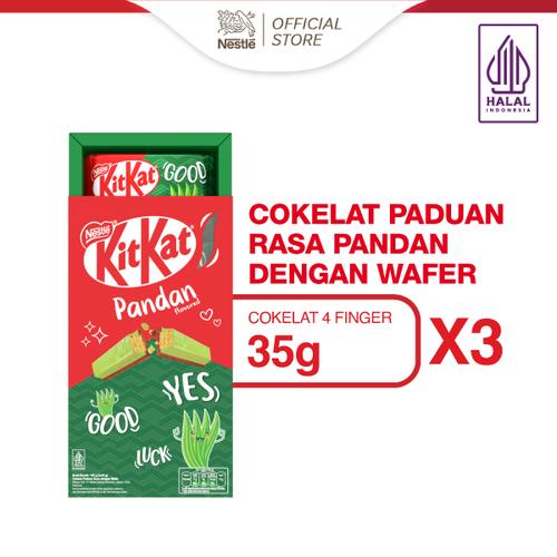 Jual KitKat Cokelat Rasa Pandan (Multipack 35gx3pcs) - - Nestle ...