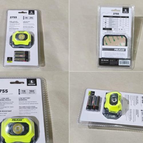 Jual PELICAN 2755 HEADLIGHT YELLOW 2755C SENTER HELM KEPALA LED SAFETY ...