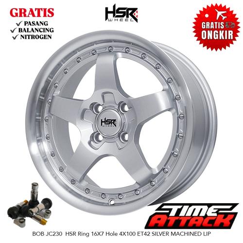 Jual Velg Mobil HSR BOB Ring 16 Baut 4 x 100 Cocok Buat Baleno Splash ...