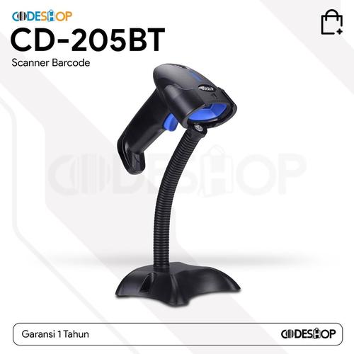 Jual Scanner Barcode CODESHOP CD-205BT Efaktur 1D & 2D Wireless ...