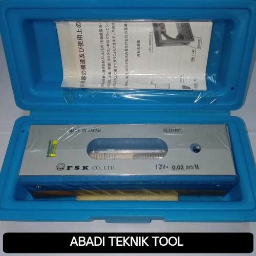 Jual Waterpass FSK JEPANG 150 x 0.02 flat precision level Japan ...