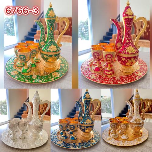 Jual Set Teko Aladin Teko Air Zam Zam Set Gelas Air Zam Zam Kendi ...