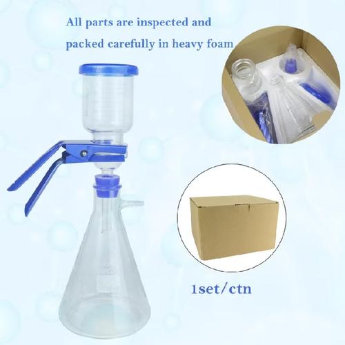 Jual set Peralatan Filtrasi 1000 ml/ alat laboratorium/Set Glass Vacuum ...
