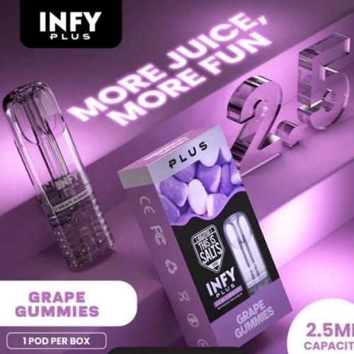 Jual Infy Plus 2.5ml Essential Oil catridge - Grape Gummies - Kota ...