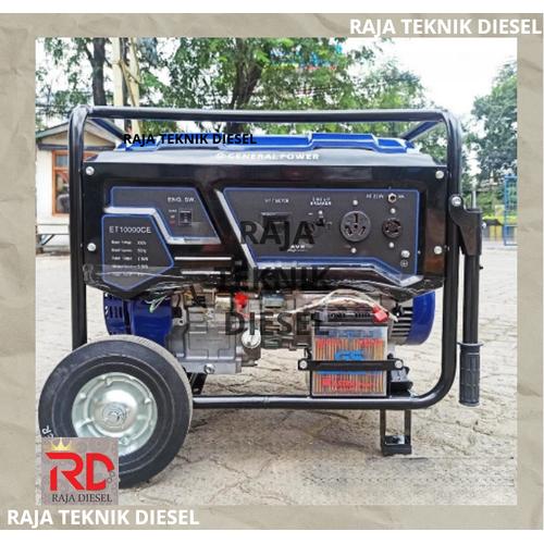 Jual Genset Generator Bensin 8000 W 7500 Watt 3 PHASE General ET 10000 ...