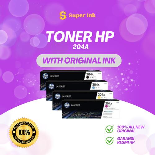 Jual Toner Printer HP Laserjet 204A Original 4 Varian Warna (CMYK ...