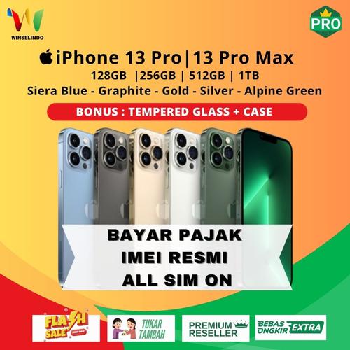 Jual iPhone 13 Pro | 13 Pro Max 128GB 256GB 512GB 1TB Green Dual/Ibox Resmi - 13 PRO SINGLE ...