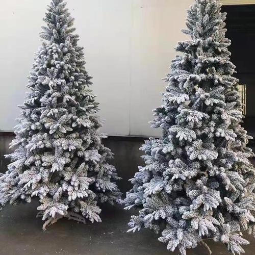 Jual Pohon Natal Besar Bersalju Premium / Artificial Christmas Snow ...