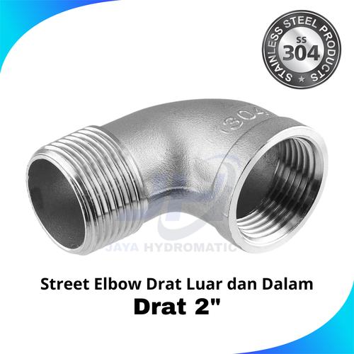 Jual Street Elbow Stainless 304 Drat 2" Elbow Drat Luar Dan Dalam 2 ...
