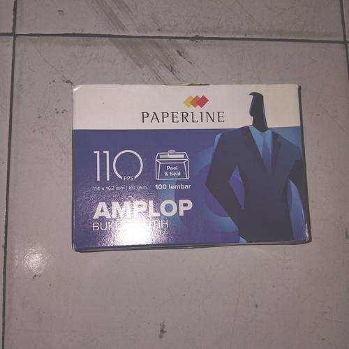 Jual AMPLOP PAPERLINE BUKLET PUTIH NO.110 PAPERLINE ISI 100 LEMBAR PER ...