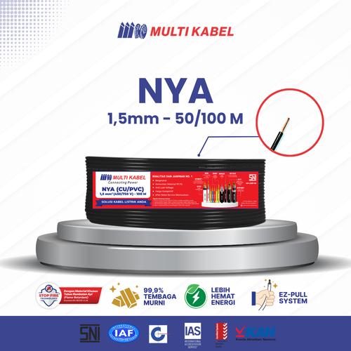 Promo Kabel Listrik NYA 1.5 mm² - Kabel Tembaga Kawat Murni PVC SNI 50/ ...