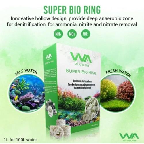 Jual vivaria super bio ring (media bacteria aquascape/air tawar) - Kab ...