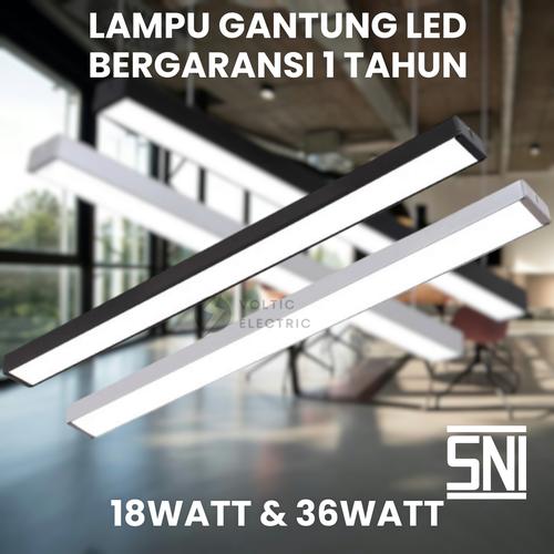 Jual LAMPU GANTUNG LED MINIMALIS MODERN 18W 36W LAMPU GANTUNG PLAFON ...