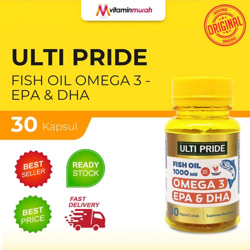 Jual ULTI PRIDE FISH OIL 1000 MG ISI 30 - Suplemen Kesehatan - Jakarta ...