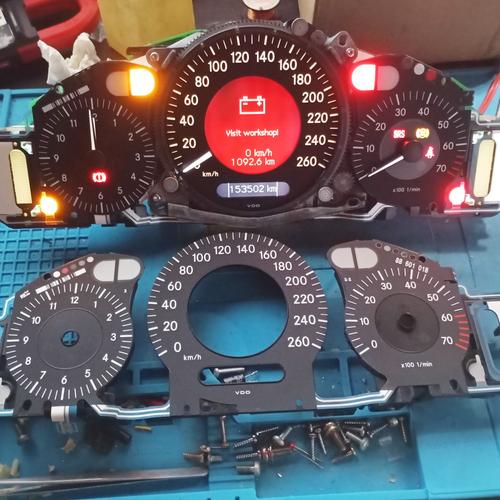 Jual Backlight LCD KM RPM Temp Speedometer Mercy W211 | Mercedes ...