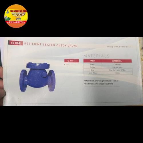 Jual Check Valve Resilient 4" Inch (YUTA) PN.16 - Jakarta Barat - Toko ...