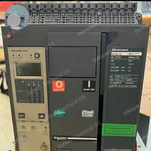 Jual SCHNEIDER ACB NT06H2 3P 800A MOTORIZED KOMPLIT UVT AUX NEW ...
