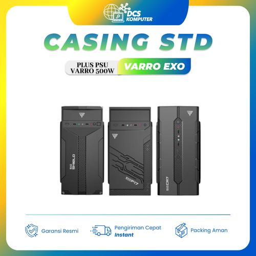Jual CASING PC VARRO PRIME EXO SHIELD CR7 F17 MICRO ATX INCLUDE PSU ...