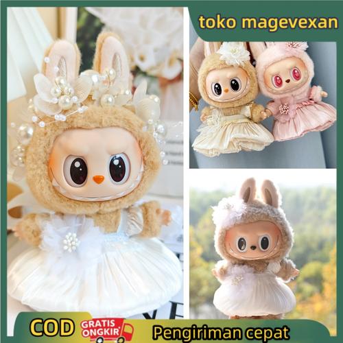 Jual Ready labubu clothes baju rok boneka khusus popmart labubu vinyl ...