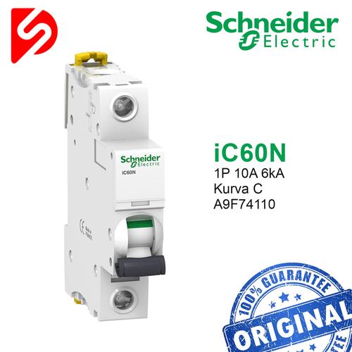 Jual MCB iC60N 1P 10A 6kA A9F74110 Kurva C Saklar On Off Schneider - Jakarta Pusat - Panel ...