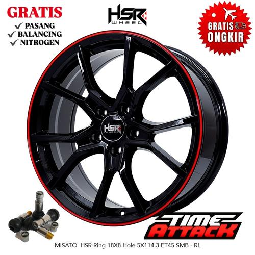Jual Pelek Racing Mobil Honda HR-V CR-V BR-V Velg HSR Misato Ring 18 ...