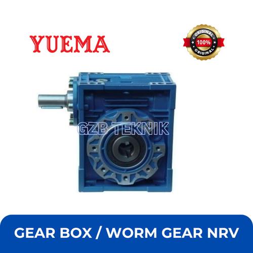 Jual Yuema Gear Box / Worm Gear NRV 050 Ratio 1:7,5 - 1:100 - Jakarta Barat - GZB TEKNIK | Tokopedia