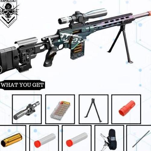 Jual Mainan Anak Anak Tembak Tembakan Sniper MSR Nerf Shell Ejecting ...