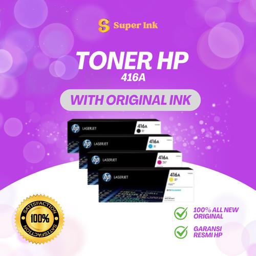 Jual Toner Printer HP Laserjet 416A Original 4 Varian Warna (CMYK ...