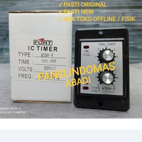 Jual TIMER & TWIN TIMER TYPE ATDV-Y ( 60S*60S ) FORT - Jakarta Pusat ...