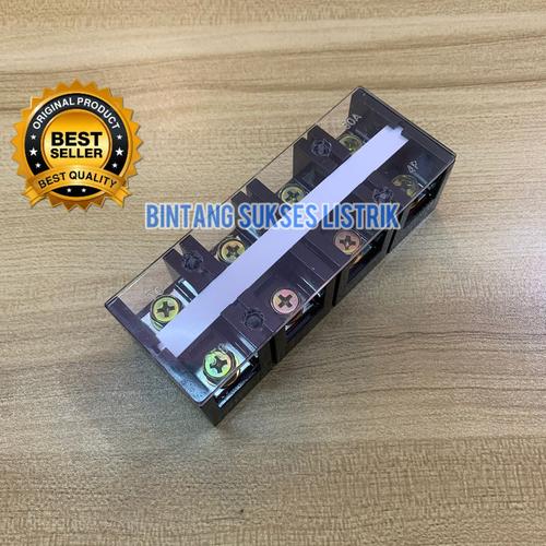 Promo ORIGINAL Terminal Blok Kabel TC-1004 / Blok Kabel 4 Pole 100A ...