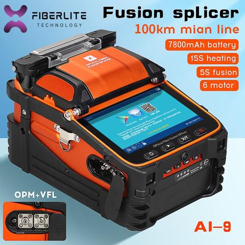 Jual AI-9 Signal Fire Fusion Splicer AI9 Fiber Optic 6 Motors / Signal ...