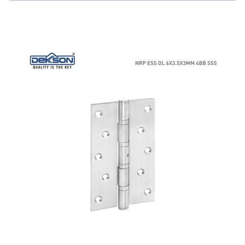 Jual ENGSEL PINTU HINGE DEKKSON NRP ESS DL 5X3X3MM 4BB SSS/ ENGSEL ...