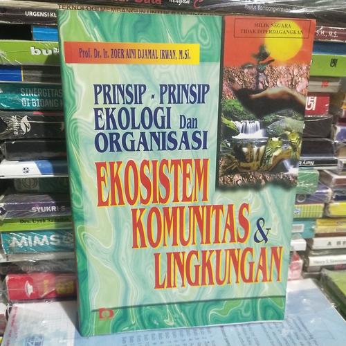 Jual prinsip-prinsip ekologi dan organisasi ekosistem komunitas dan lingkungan - Jakarta Timur ...