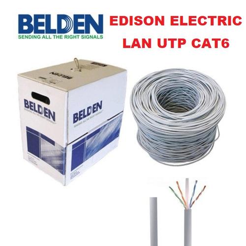 Jual Kabel LAN / Kabel Data UTP BELDEN CAT6 CAT 6 RJ45 ORIGINAL METERAN ...