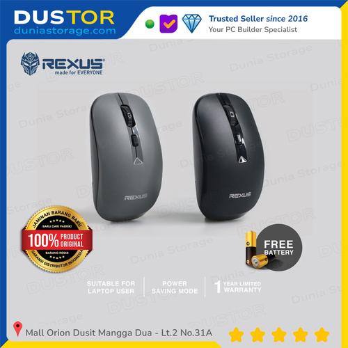 Jual Rexus MOUSE WIRELESS OFFICE Q20 SILENT KLIK - Jakarta Pusat ...