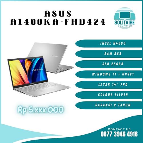 Jual Laptop Asus A1400KA-FHD424 N4500 | Ram 8GB | SSD 256GB | Windows ...