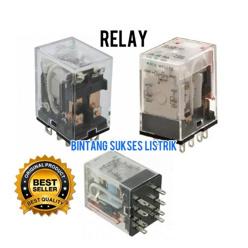 Jual ORIGINAL Relay MY4 220vac 24dc 12 vdc Relai my4 220 vac 24 dc 12 ...