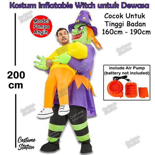 Jual Kostum Inflatable Witch Abduction / Costume Diculik Nenek Sihir ...