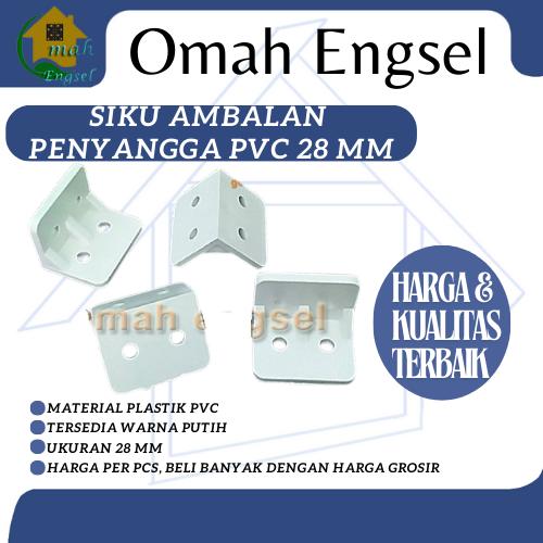Jual Siku ambalan penyangga pvc 28 mm A.C4B Braket Corner connector ...
