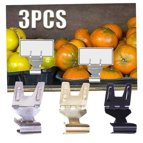 Jual 3pcs Penjepit Label Harga Promo Bahan Logam Jepitan Harga Emas ...