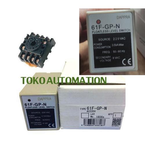 Jual 61F-GP-N 61F-GP N 220VAC floatless level switch with Socket PH09 - Jakarta Utara - dappra ...