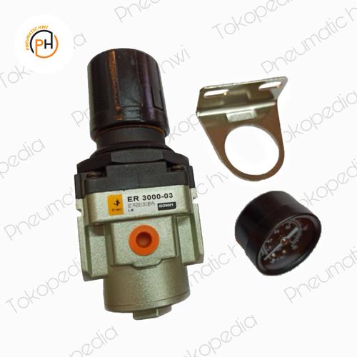 Jual Air Regulator EMC AR3000-03 drat 3/8 inch ER3000-03 - Jakarta ...